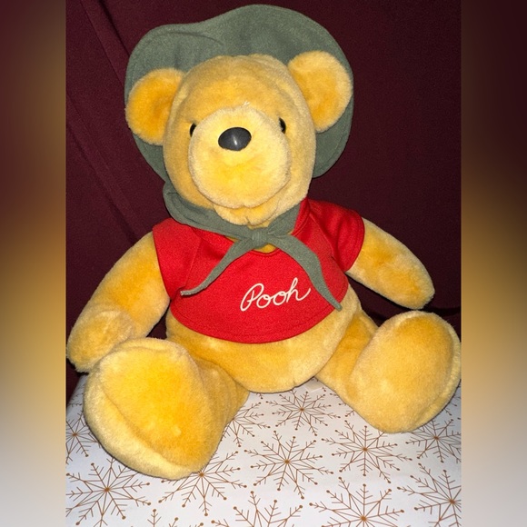 Disney | Toys | Winnie The Pooh Scout Ranger Safari 4 Plush Used | Poshmark